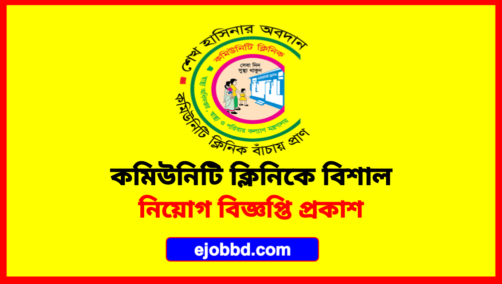 Bangladesh Community Clinic Job Circular 2023 – communityclinic.gov.bd