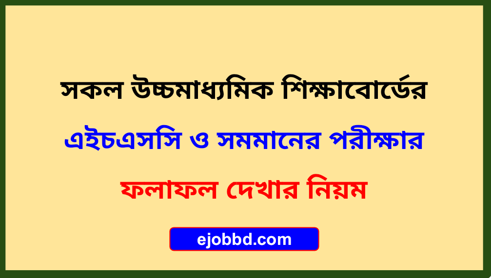 HSC Result 2023 through SMS - get hsc result by mobile sms